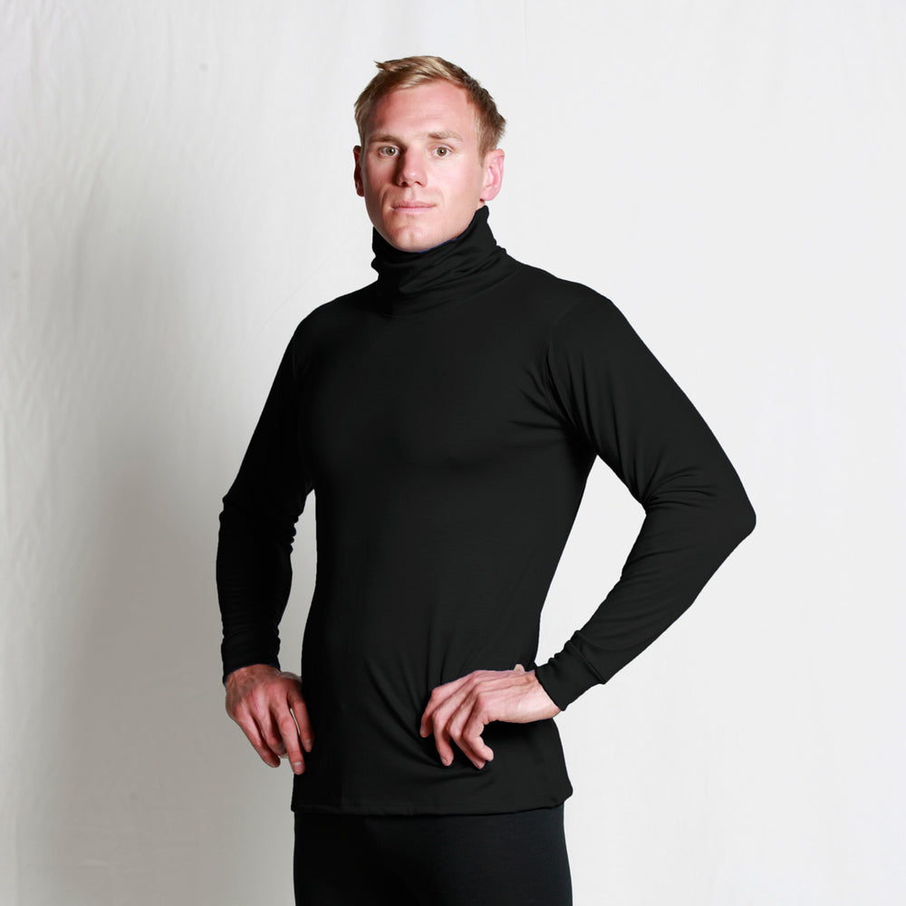 100% Australian Merino Roll Neck Skivvy